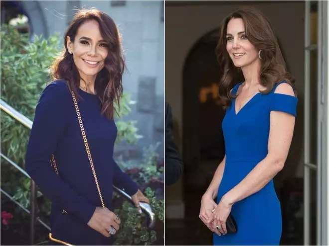 Usa sa usa: Si Aza Anokhina nagpakita sa imahe ni Kate Middleton 48176_6