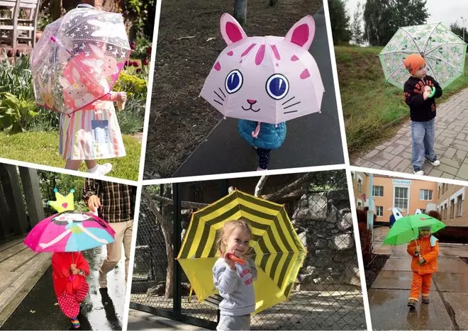 HOORAY, RAIN: Prachtige berne-paraplu's foar jonges en famkes 48407_1