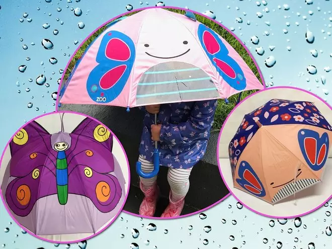 Hooray, Hujan: Payung kanak-kanak yang cantik untuk kanak-kanak lelaki dan perempuan 48407_26