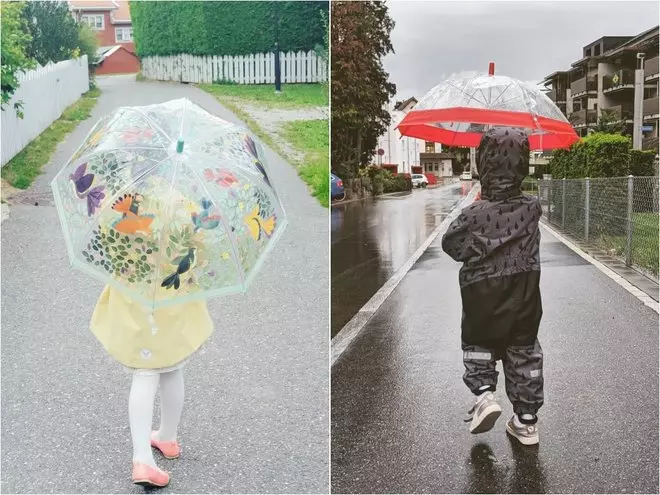 赫雷，雨：男孩和女孩的美丽儿童遮阳伞 48407_3