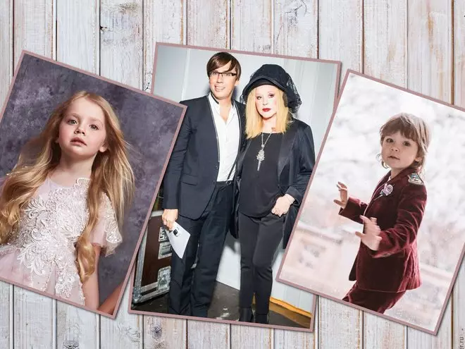 Zeldzame familie foto: Alla Pugacheva en Maxim Galkin met kinderen 49800_1