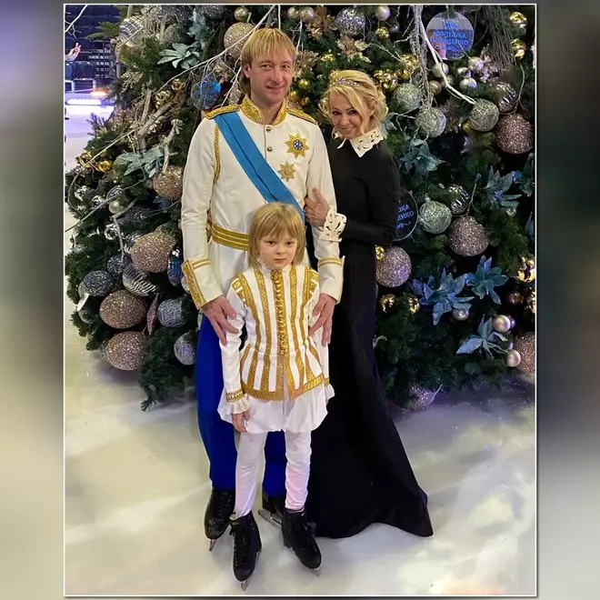 Iben Evgeny Plushenko ħakma sport ġdid flimkien ma 'Dad 502525_3