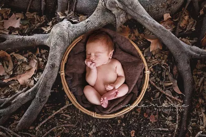 Kerja Seni: Foto bayi yang baru lahir, yang mudah mengelirukan dengan lukisan 52977_7