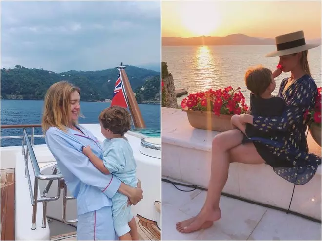 Natalia Vodyanova menunjukkan sepatu dengan nama-nama anak-anak mereka 55651_11