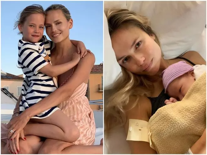 Natasha Poly ĉefrolis kun filo kaj filino por kovrilo de revuo 563037_1