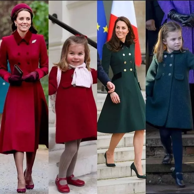 Công chúa 4 tuổi Charlotte Copies Kate Middleton Style - Hoàng gia nhìn 580818_2