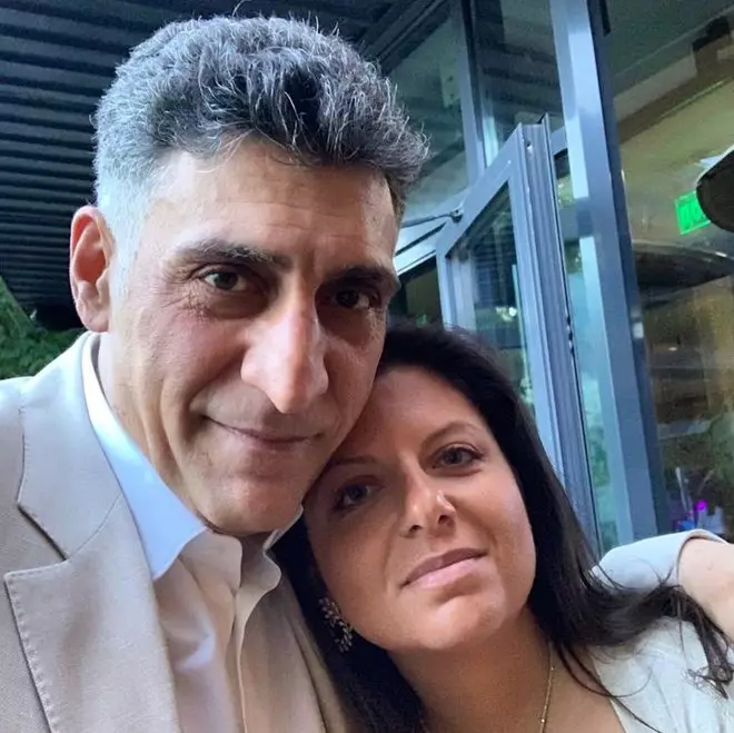 Margarita Simonyan met haar man