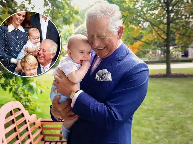 O príncipe Carlos mostrou accidentalmente a súa mascota entre os netos 593411_4