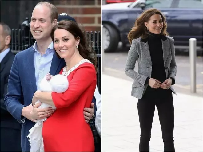 Fond en face de: Comment Kate Middleton a perdu du poids dans six mois après l'accouchement 59702_3