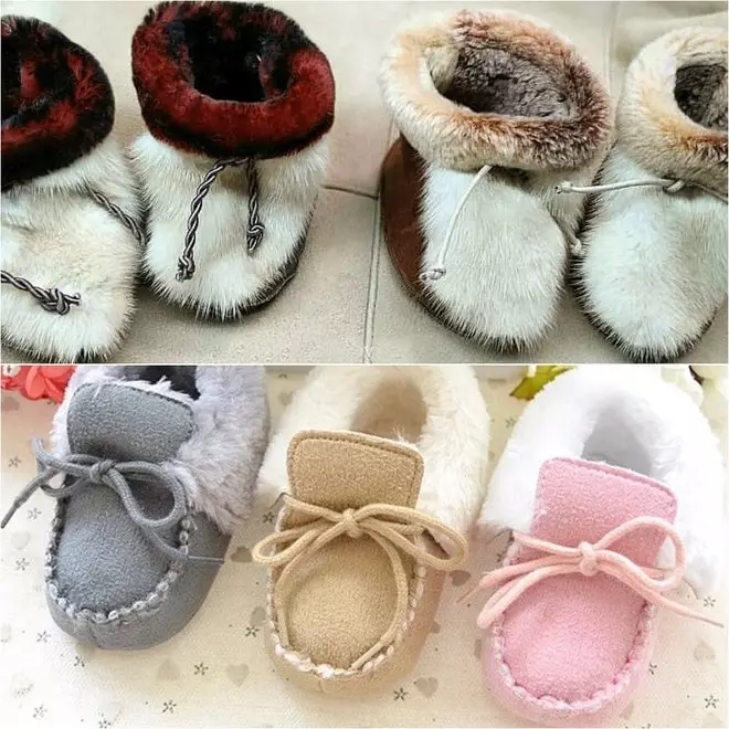 Sepatu pertama: booties sing paling lucu kanggo tumit manis 60760_14