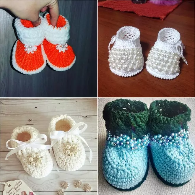 Sepatu pertama: booties sing paling lucu kanggo tumit manis 60760_17