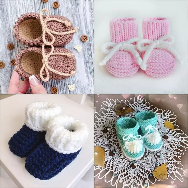 Sepatu pertama: booties sing paling lucu kanggo tumit manis 60760_7