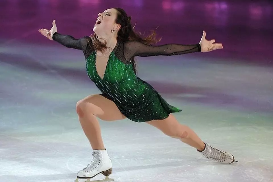 Ny zanakavavin'i Irina Slutskaya dia nilaza ny zavatra tiany ho lasa skater tsara tarehy