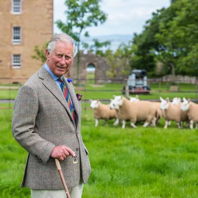 Ny Prince Charles dia nividy an'i George sy Charlotte tao anaty kisoa