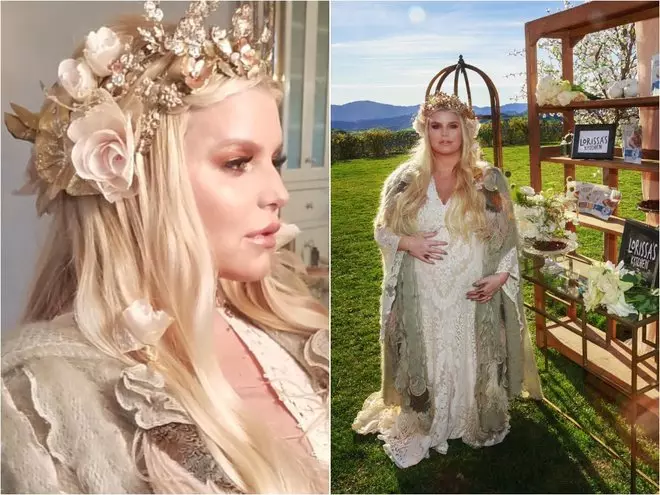 Jessica Simpson sýndi nýfætt dóttur 61375_6