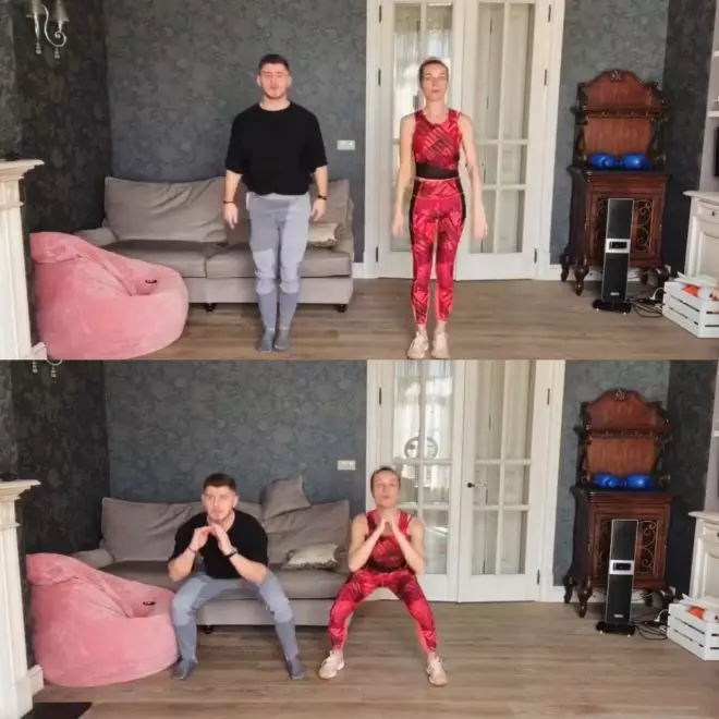 Polina Gagarin showed 3 favorite exercises for houses at home 621811_2