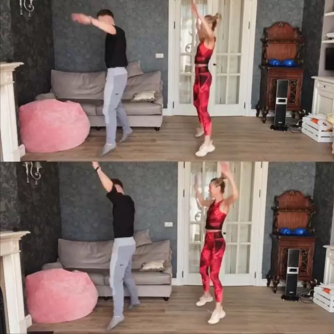 Polina Gagarin showed 3 favorite exercises for houses at home 621811_3