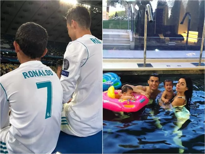 Os nenos Cristiano Ronaldo morreu aos seus fans cos seus traxes 62761_18