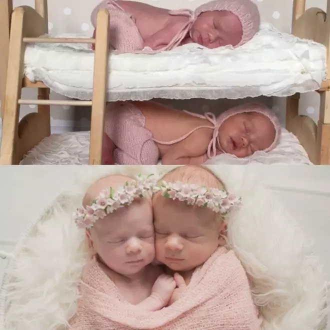 Søster Natalia Podolskaya viste et øjebliksbillede, som de begge er gravid 642438_3