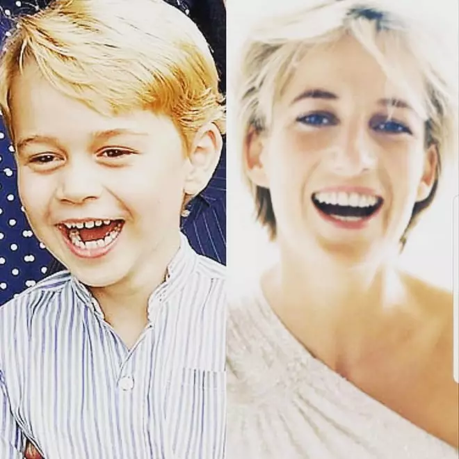 Prince George uderzył cały uśmiech jako księżniczki Diana 64345_3