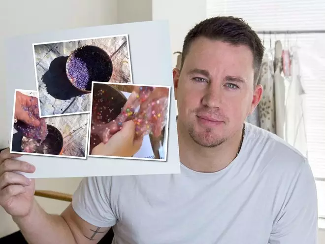 Bintang Hollywood Channing Tatum menunjukkan cara membuat mainan 