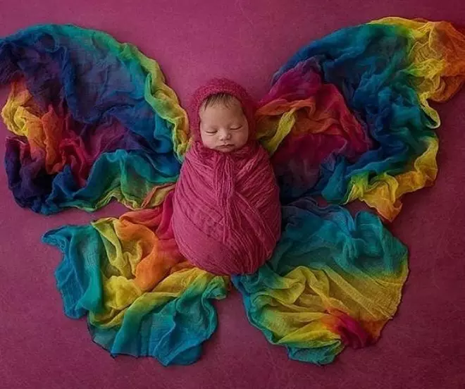 Comme des papillons: 20 Photos inhabituellement belles de bébés 69133_17