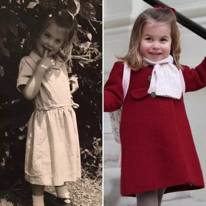 Princess Charlotte became a copy of the princess Diana 699775_5