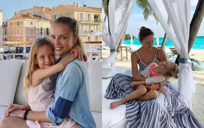 Neticami pieskaršanās: Grūtniece Natasha Poly ir publicējusi fotogrāfijas ar audzētu vēderu un meitu 71083_5