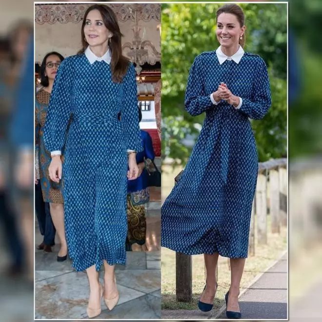 Kate Middleton, Princess Mary og önnur Royal Fashionista afrita outfits hvers annars 729288_3