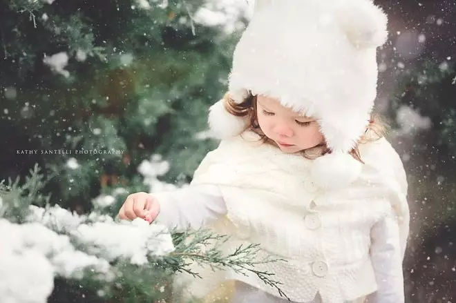 雪と幼年期：冬の写真撮影のための50のアイデア 74932_10