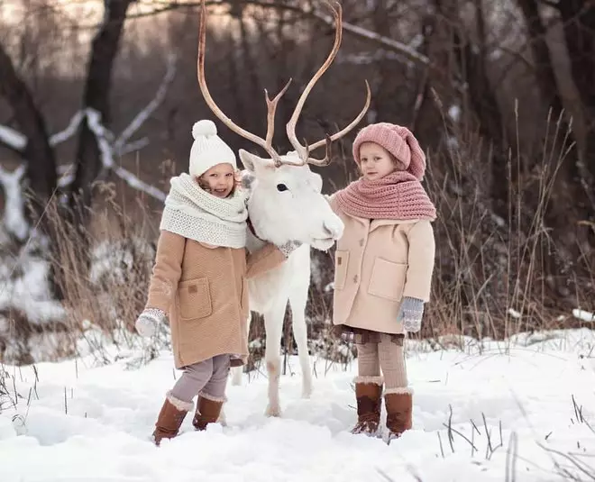 Salji dan zaman kanak-kanak: 50 idea untuk menembak gambar musim sejuk 74932_25