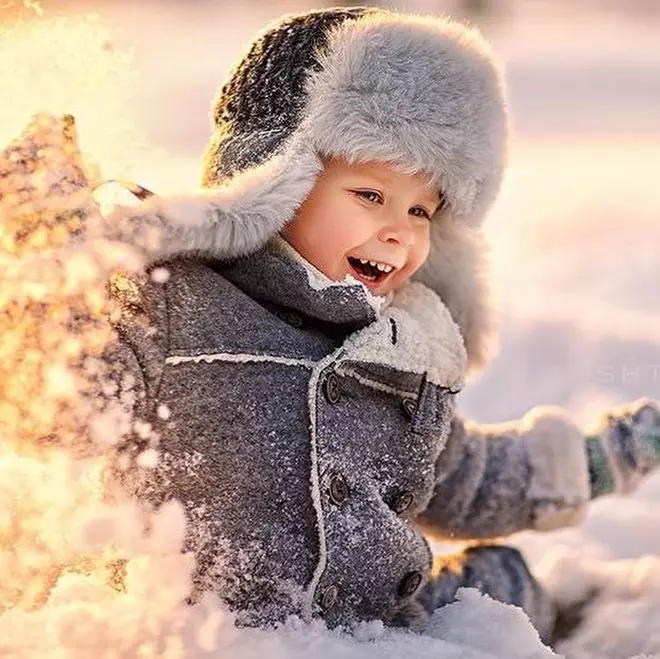 Niezo e infancia: 50 ideas para la sesión de fotos de invierno. 74932_28