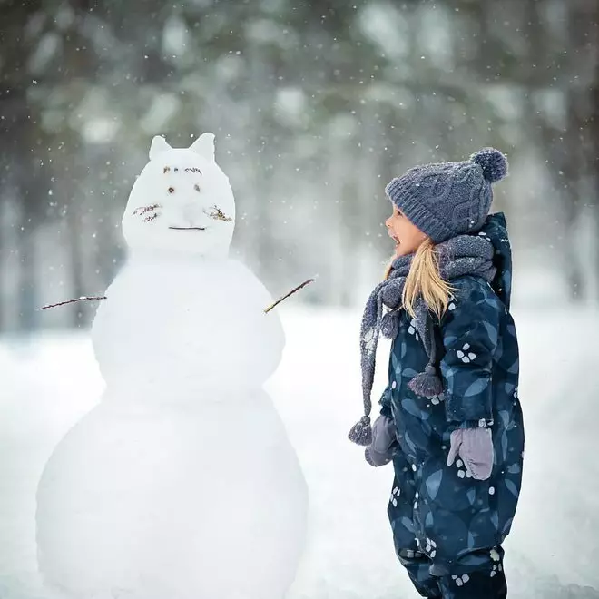 Kar ve Çocukluk: Kış fotoğraf çekimi için 50 fikir 74932_31