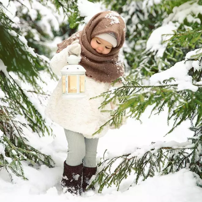 Snow and childhood: 50 ideas for the winter photo shoot 74932_35