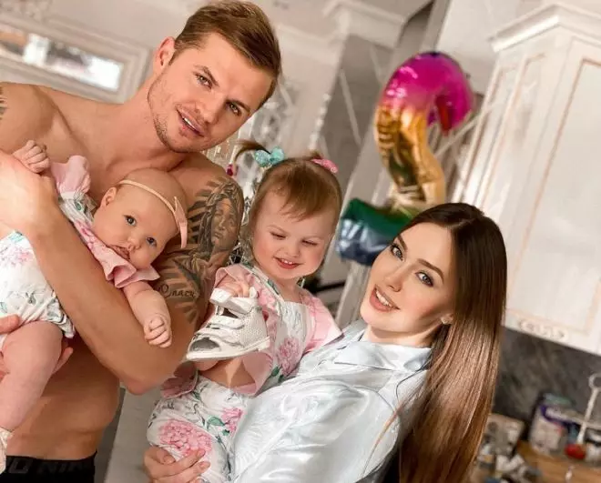 Dmitry Tarasov with family