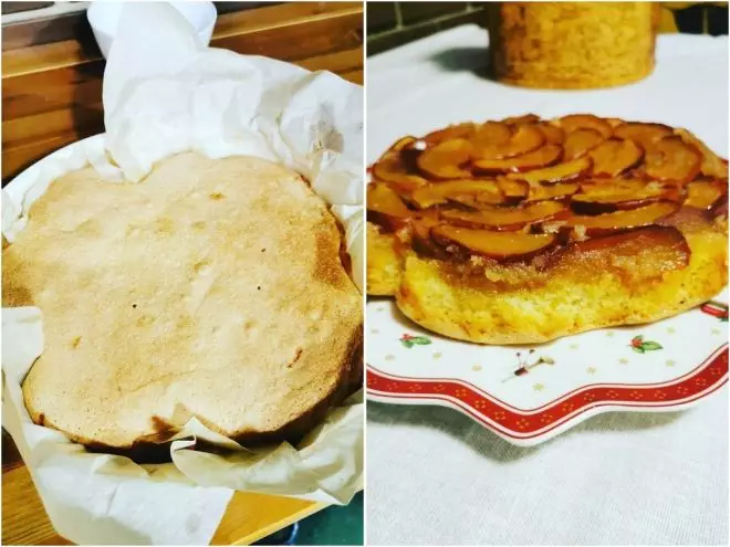 Antonova Natalia nuduhake resep kanggo Apple Tart, sing nyiapake putri saka singa Tolstoy 778051_4