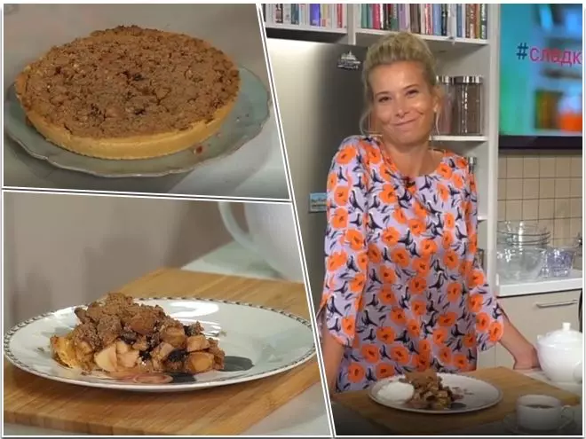 Rezept für skandinavische Kuchen mit Äpfeln und Rosinen aus Julia Vyotskaya 823552_2