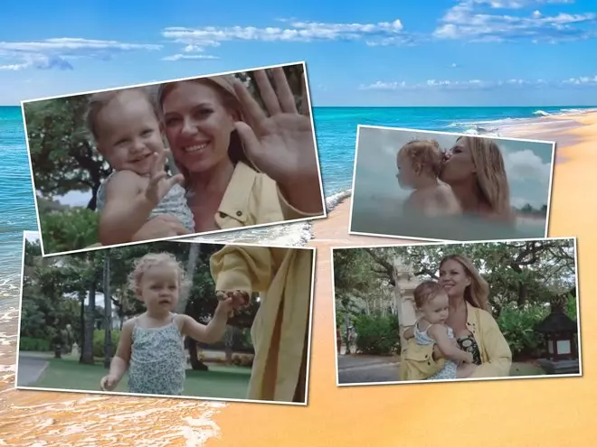 Rita Dakota ha pubblicato un video confortevole con una figlia dalla vacanza 89025_1