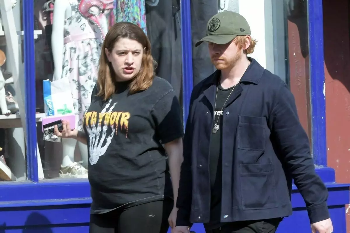 Rupert Grint přítelkyně Gruzie Ground je těhotná