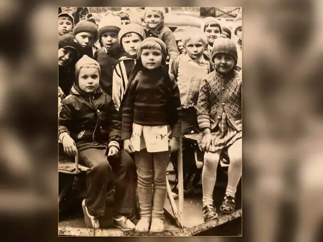 Irina Pegova i barndomen