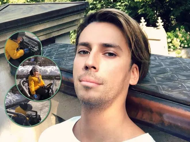 Maxim Galkin presinteare in eigen auto fan 5 jier âlde soan 92544_1