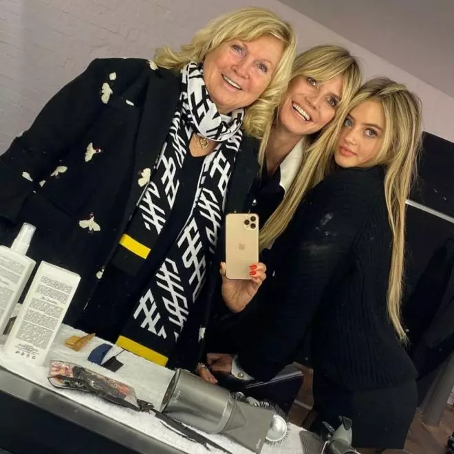 Heidi Klum, anne ve 16 yaşındaki bir kızı ile bir portre yayınladı 953043_2