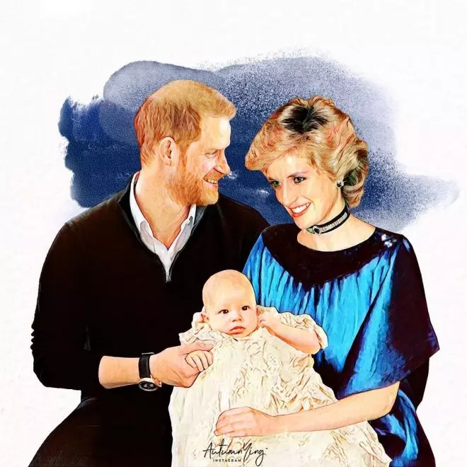 Kunstneren skaber collager af prinsesse Diana med børn og børnebørn 964389_5