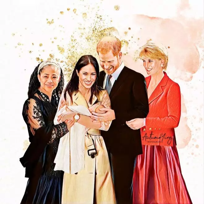 Kunstneren skaber collager af prinsesse Diana med børn og børnebørn 964389_8