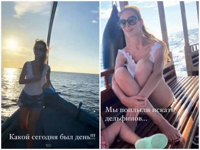 Svetlana Ivanova amb les dues filles inundades de dofins 995855_2